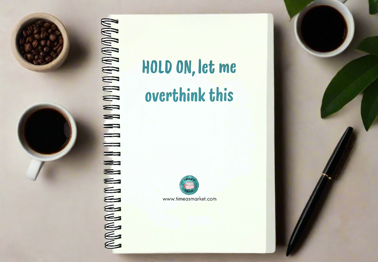 Hold on, let me overthink this Notepad – Timea's Market